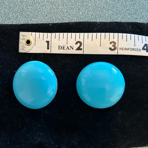 Jewelry | Vintage Turquoise Color Clip On Earrings | Poshmark